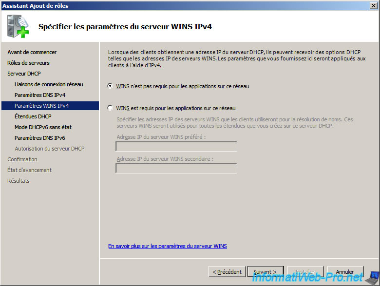 Create a DHCP server on Windows Server 2008 - Windows Server - Tutorials - InformatiWeb Pro